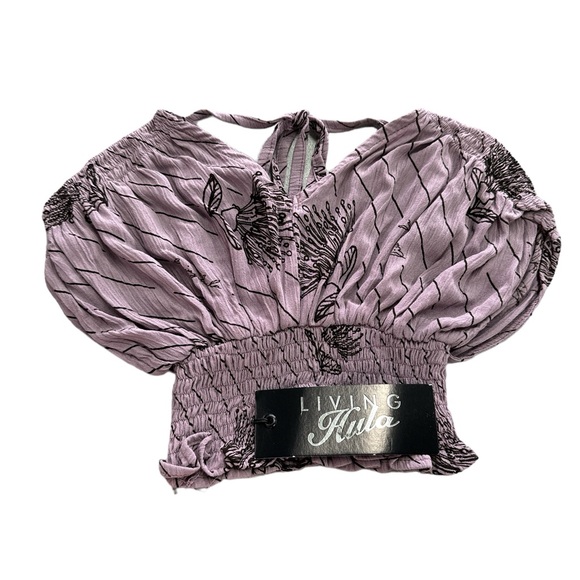 Living Hula | Shirts & Tops | Nwt Living Hula Keiki Taniyah Elderberry ...